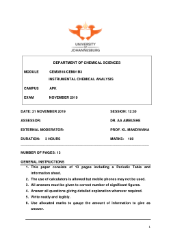 Instrumental Chemical Analysis
