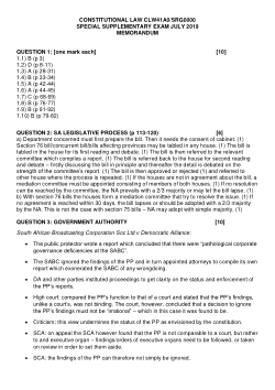 Constitutional law (Special supp)