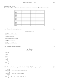 Mathematics 2B for teachers