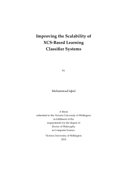 Improving the Scalability of XCS-Based Learning Classifier Systems