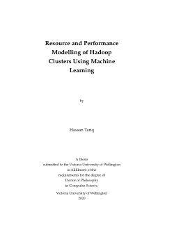 Resource and Performance Modelling of Hadoop Clusters Using Machine ...