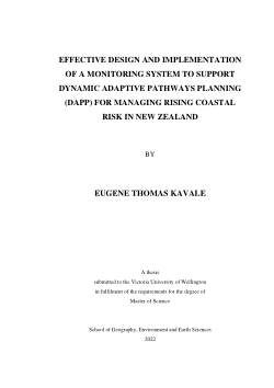 Effective design and implementation of a monitoring system to support ...