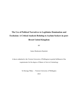Item - The Use of Political Narratives to Legitimise Domination and ...