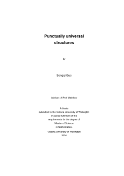 Punctually universal structures