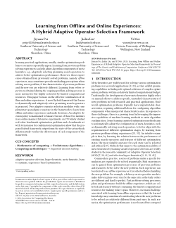 Learning from Offline and Online Experiences: A Hybrid Adaptive Operator Selection Framework