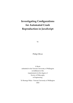 Investigating Configurations for Automated Crash Reproduction in JavaScript
