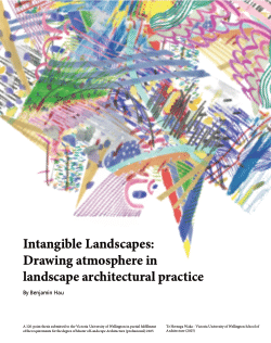 Intangible Landscapes: Drawing atmosphere in landscape architectural ...