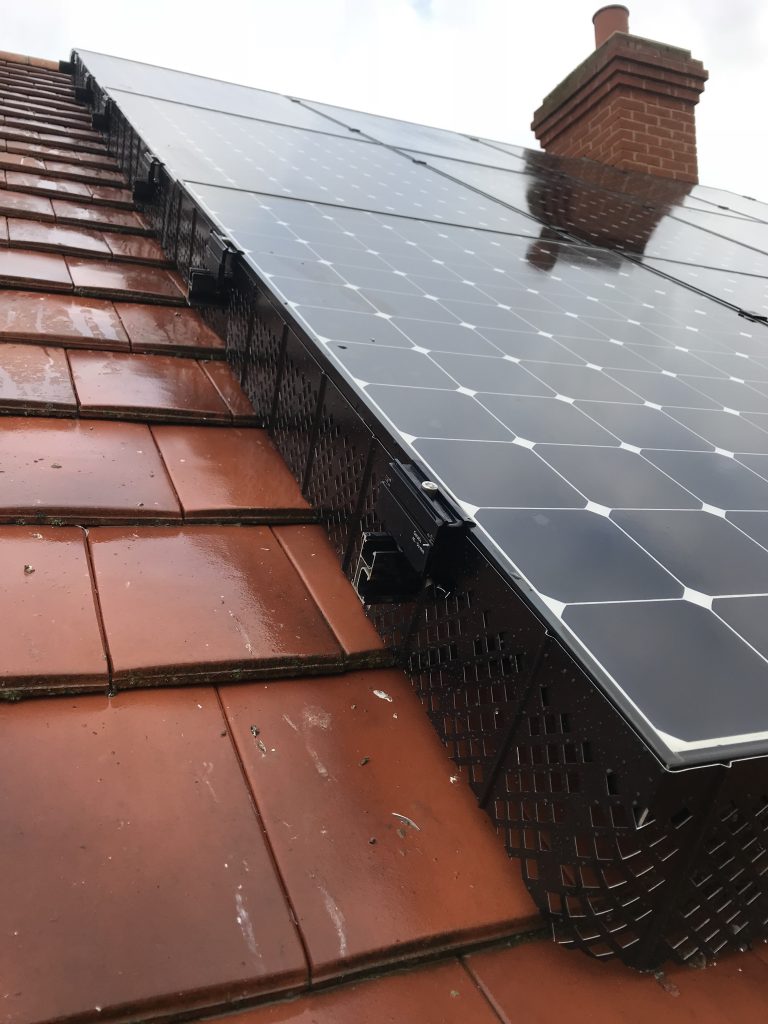 Pigeon Proofing Solar Panels