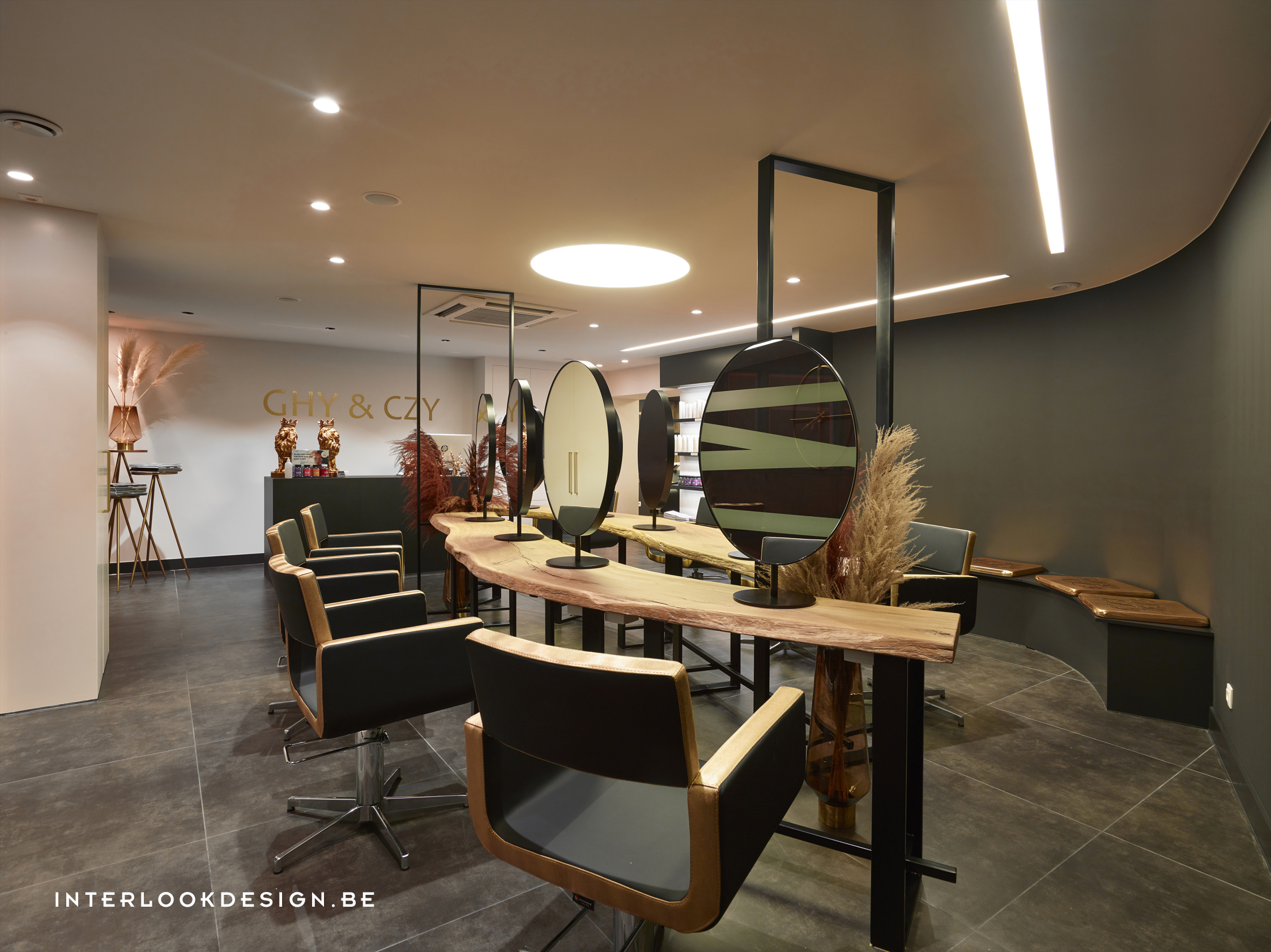 Kapsalon inrichting: Ghy & Czy | Interlook Design