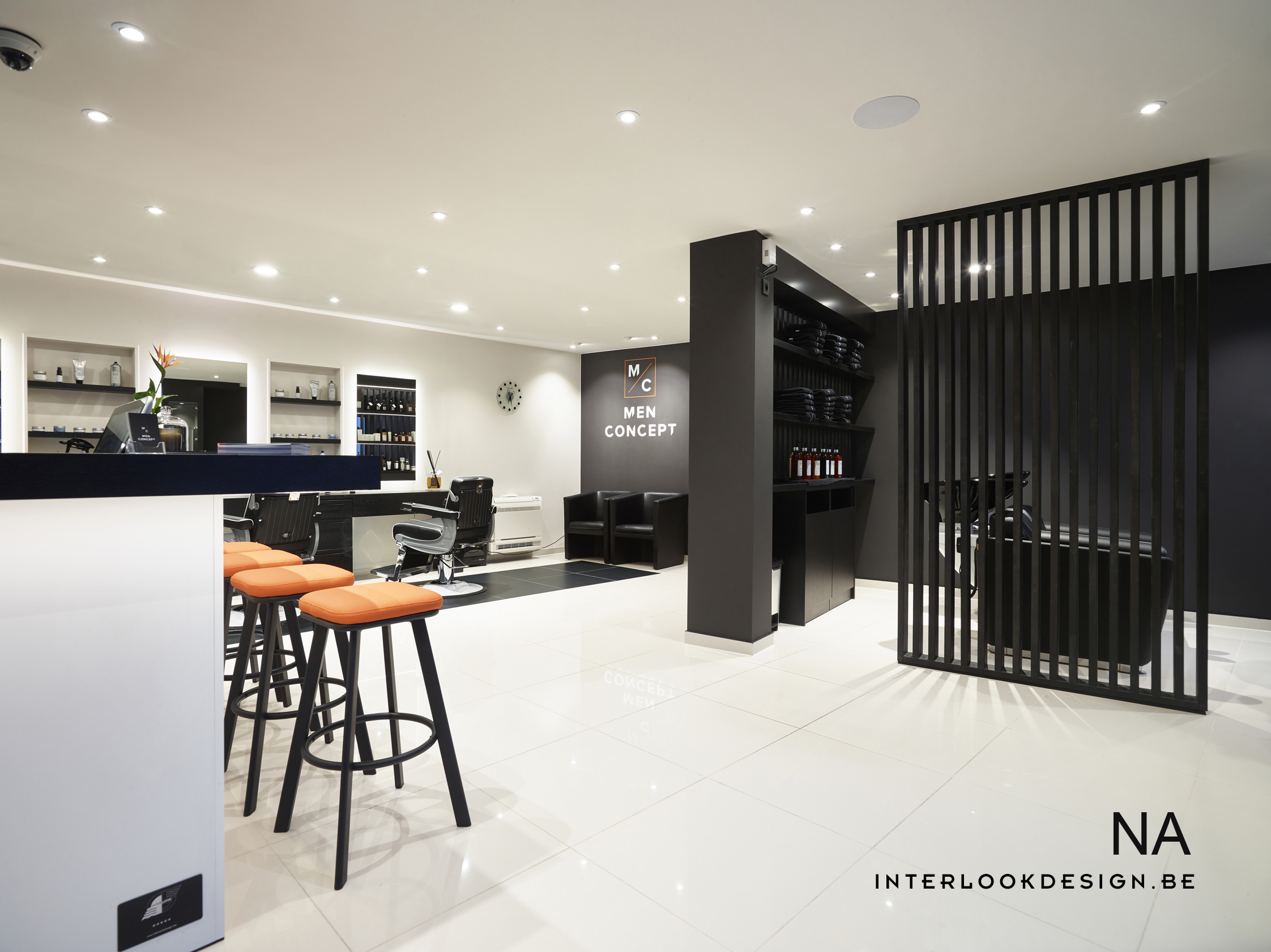 Kapsalon inrichting: Men Concept | Interlook Design