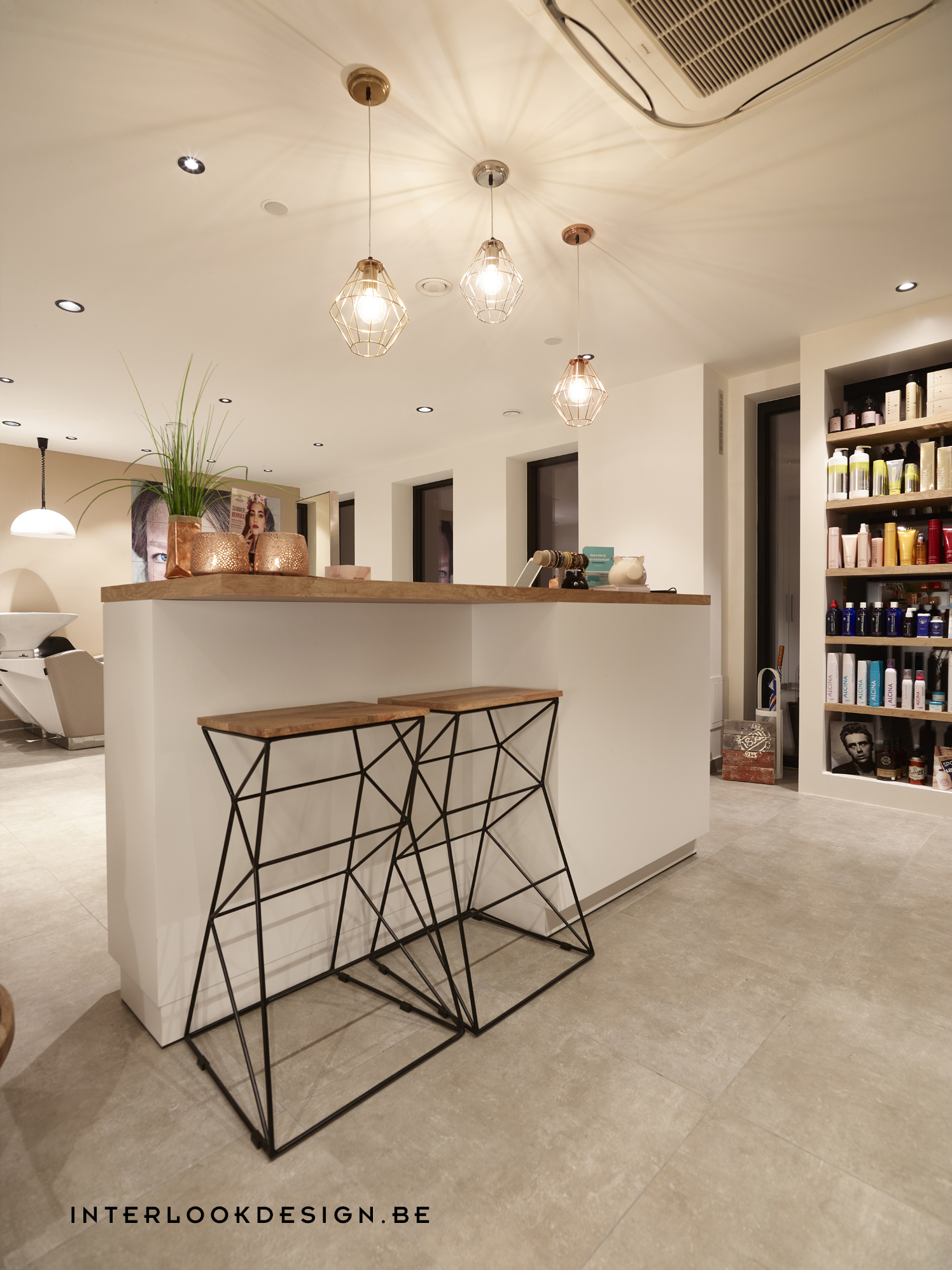 Kapsalon inrichting: Muann | Interlook Design