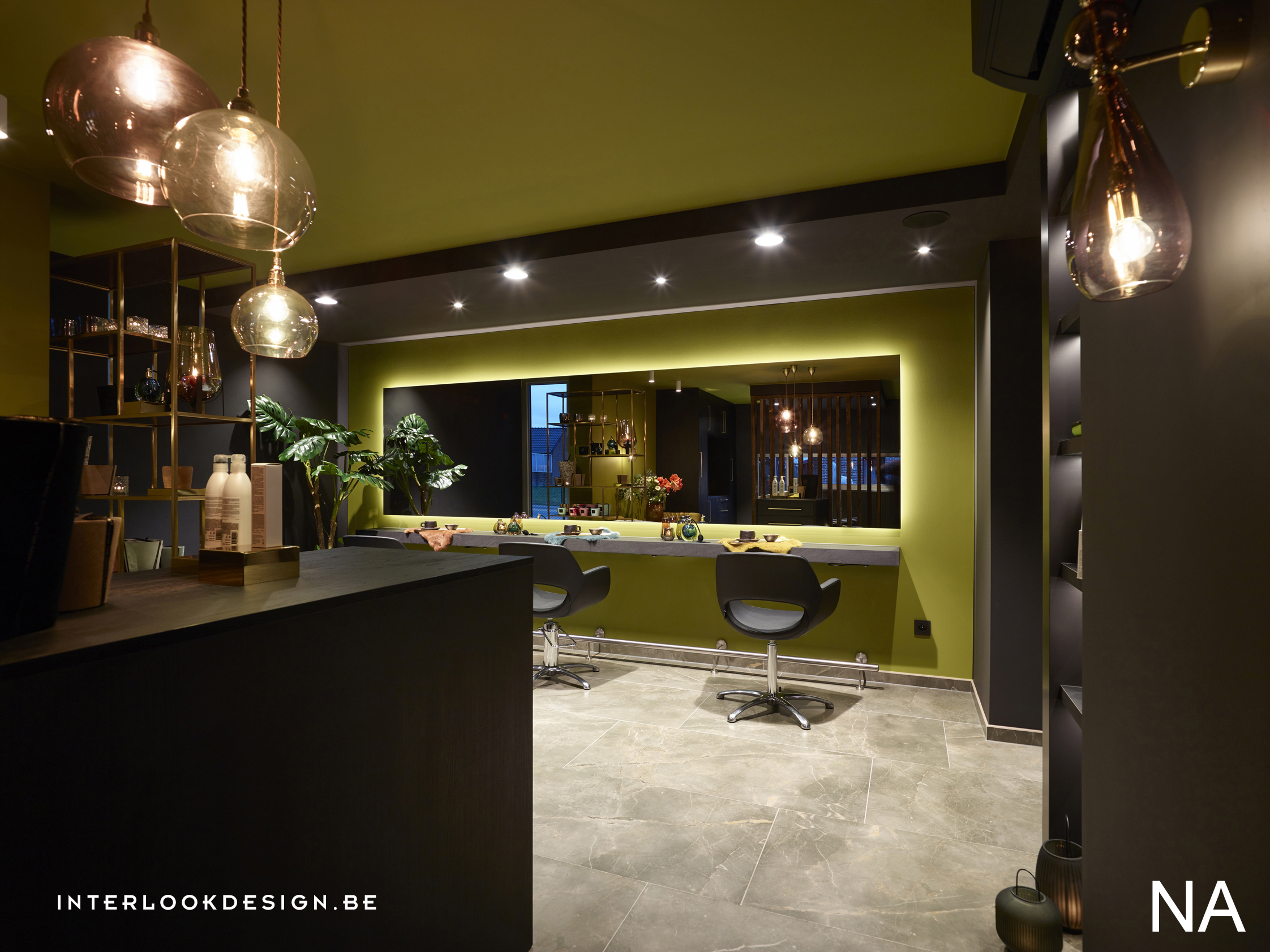 Kapsalon inrichting: Quara | Interlook Design