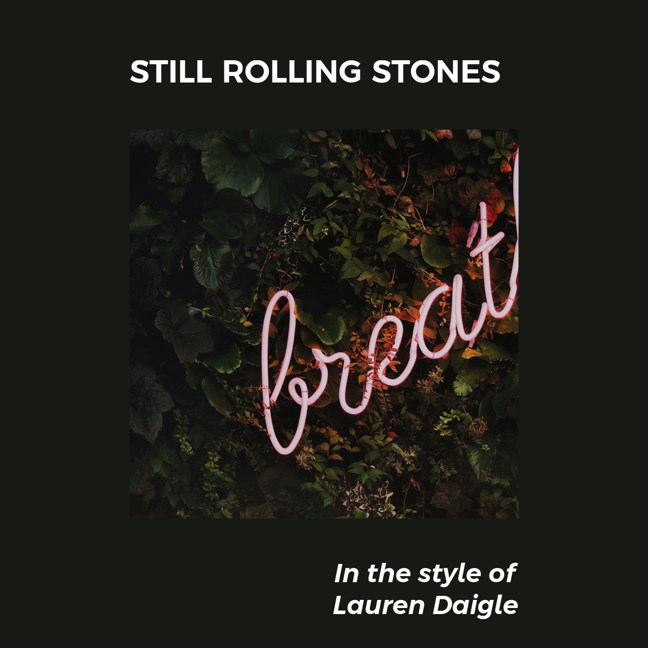 Lauren Daigle - Still Rolling Stones Karaoke | Singa Lauren Daigle - Still Rolling Stones Karaoke | Singa