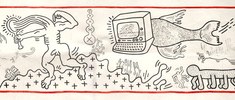 'Amsterdam Notes' by Keith Haring back in the Stedelijk Museum