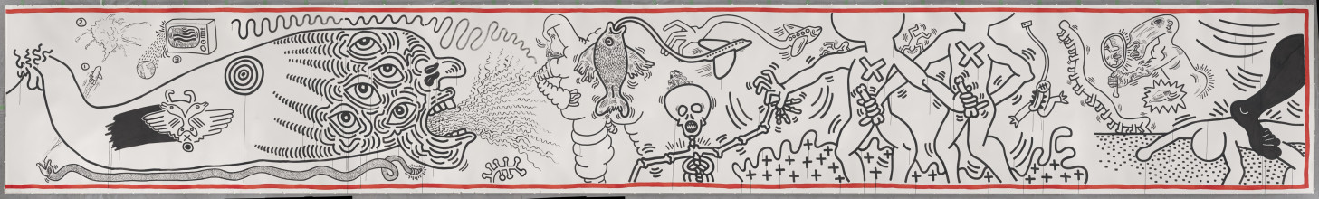 'Amsterdam Notes' by Keith Haring back in the Stedelijk Museum
