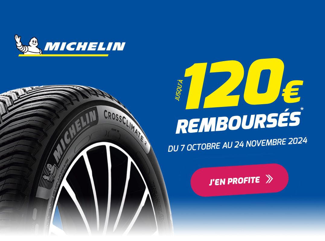 Promotion pneu Michelin, jusqu’à 120€ remboursés ! Profil Plus - Vente ...
