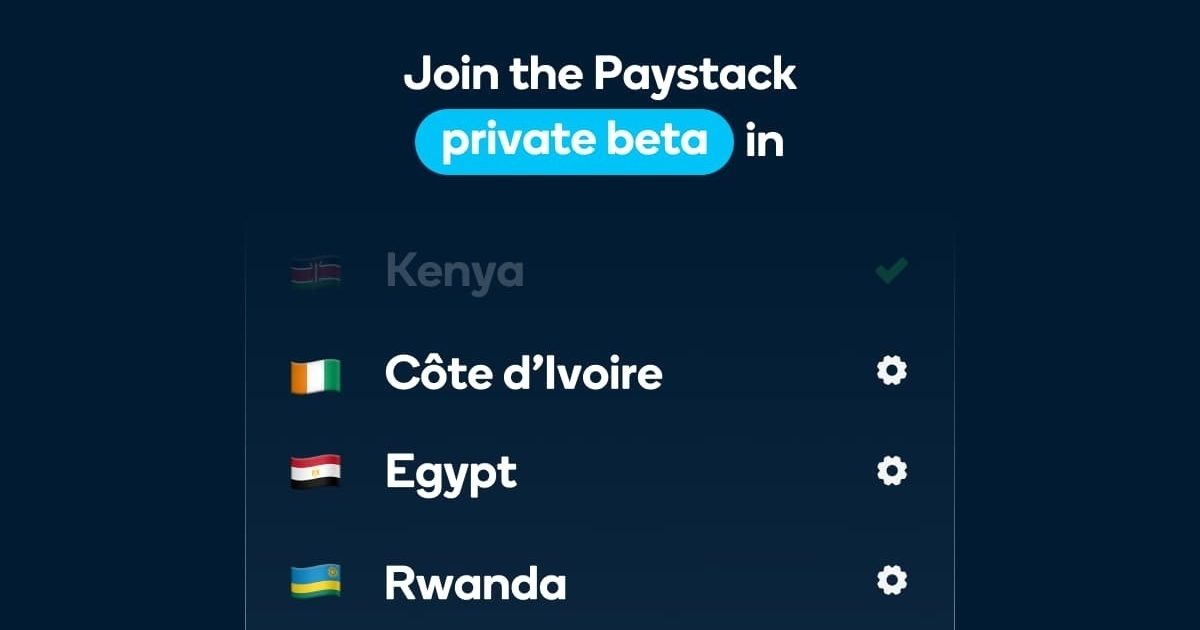 Join the Paystack private beta in Côte d'Ivoire, Egypt, and Rwanda - The Paystack Blog