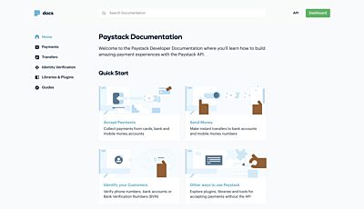Introducing the new Paystack Developer Documentation - The Paystack Blog