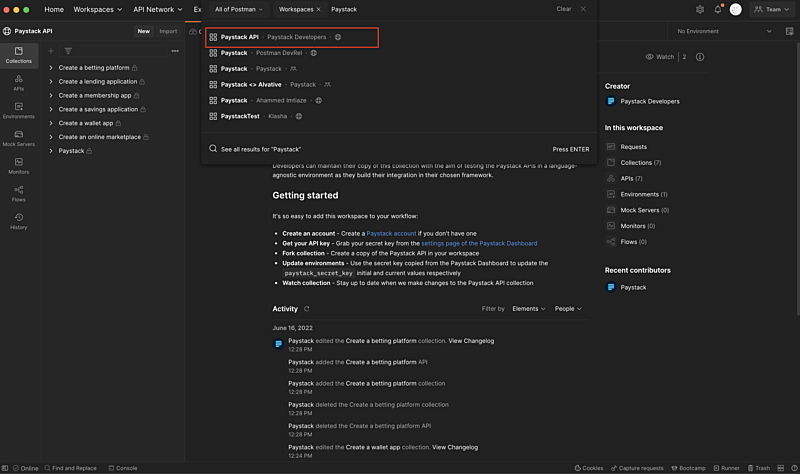 Introducing the Paystack Postman workspace - The Paystack Blog