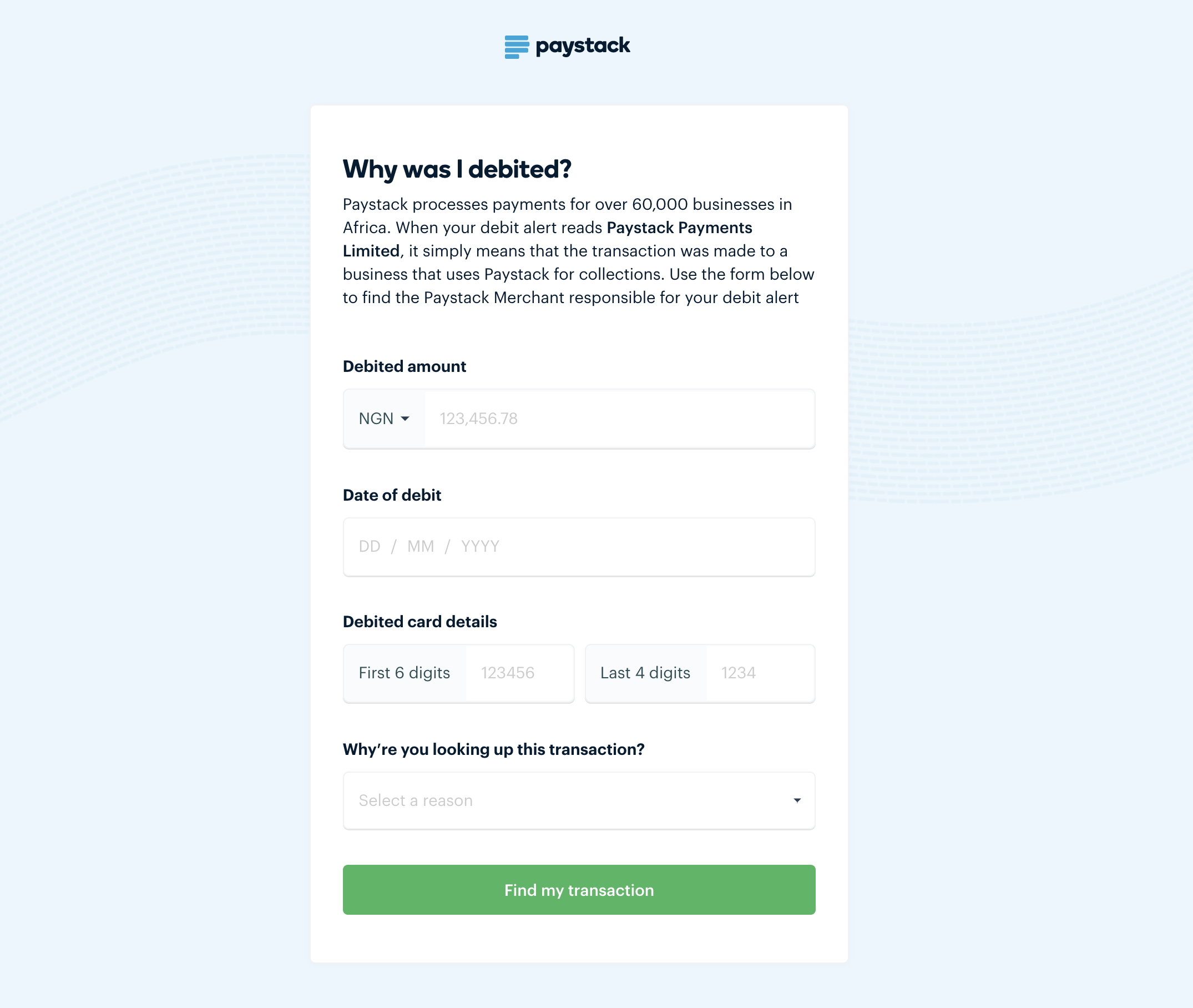 Introducing Transaction Lookup - The Paystack Blog