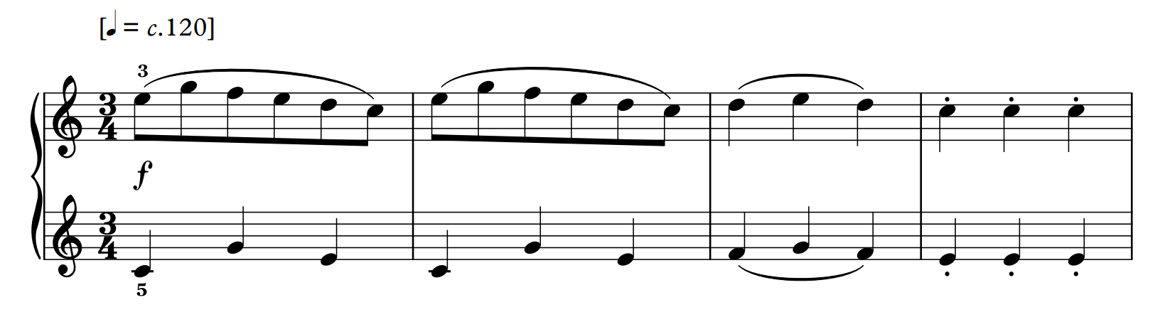 H. Wohlfahrt (arr. Jones) - Patterns (No. 10 from Kinder-Klavierschule)