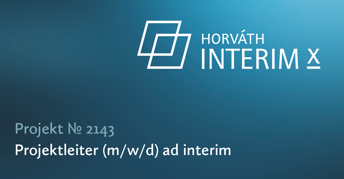Projektleiter (m/w/d) ad interim | Leitung der Mandantenkonsolidierung ...
