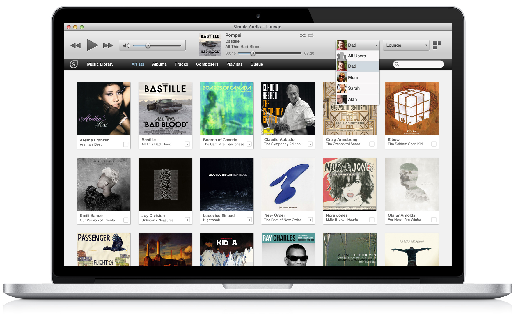 Simple Audio Desktop Client and Roomplayer+ | Showroom