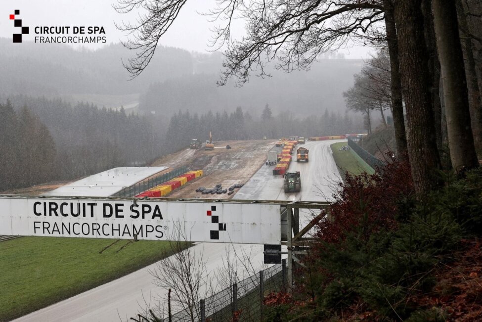 Video: First glimpse of the new-look Spa F1 track after major changes ...