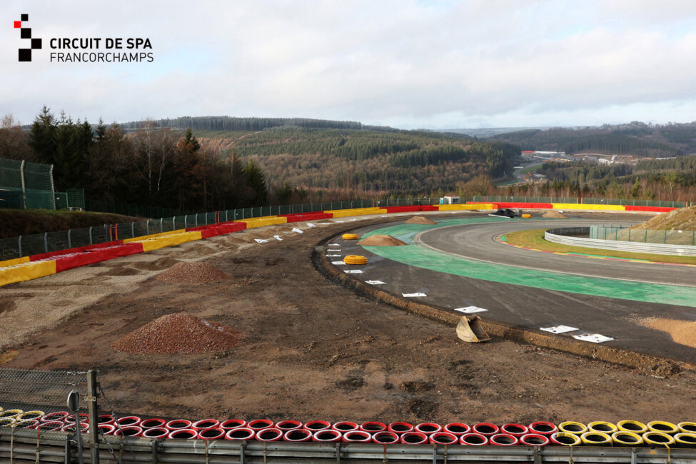 Video: First glimpse of the new-look Spa F1 track after major changes ...