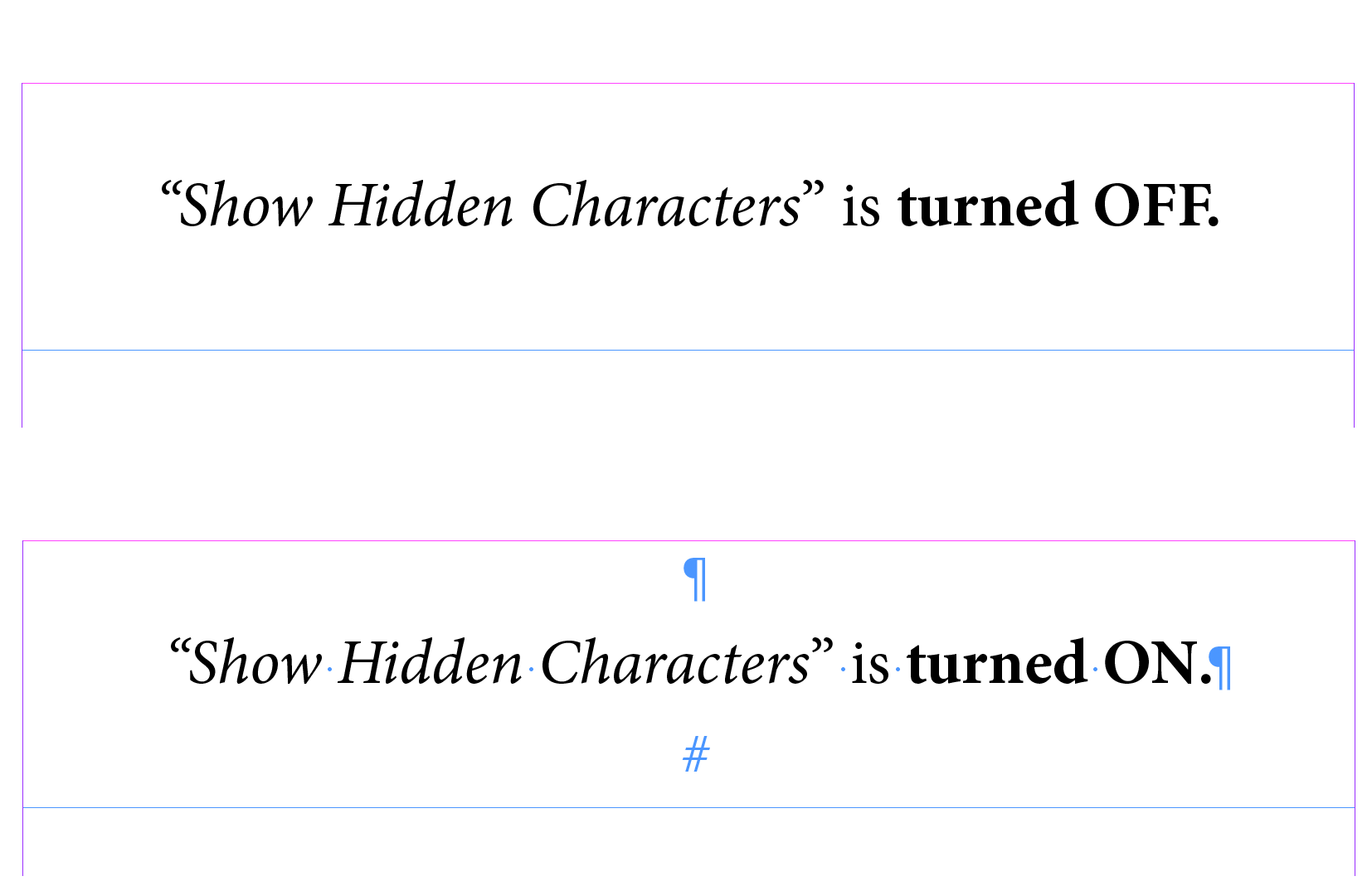 Show Hidden Characters InDesign Step By Step Guide Show Hidden Characters InDesign Step By Step Guide