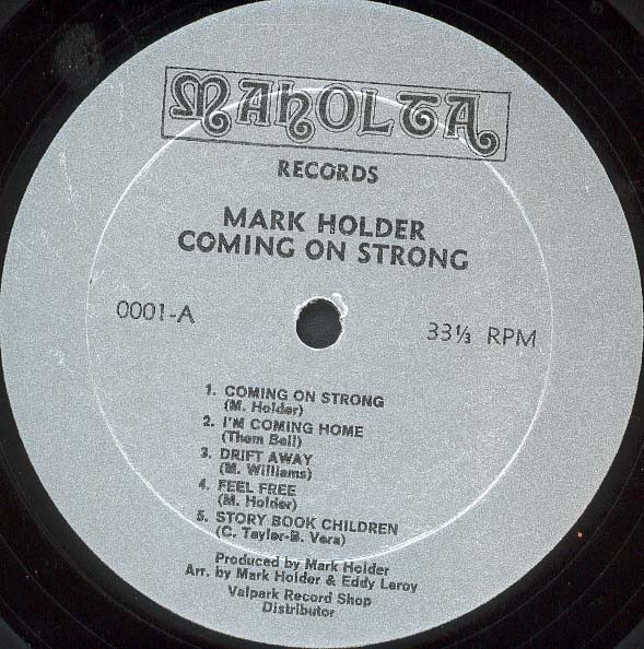 Mark Holder - Coming On Strong (LP, Album) | eBay