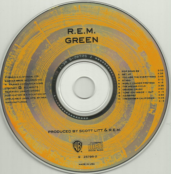 R.E.M. - Green (CD, Album) | eBay