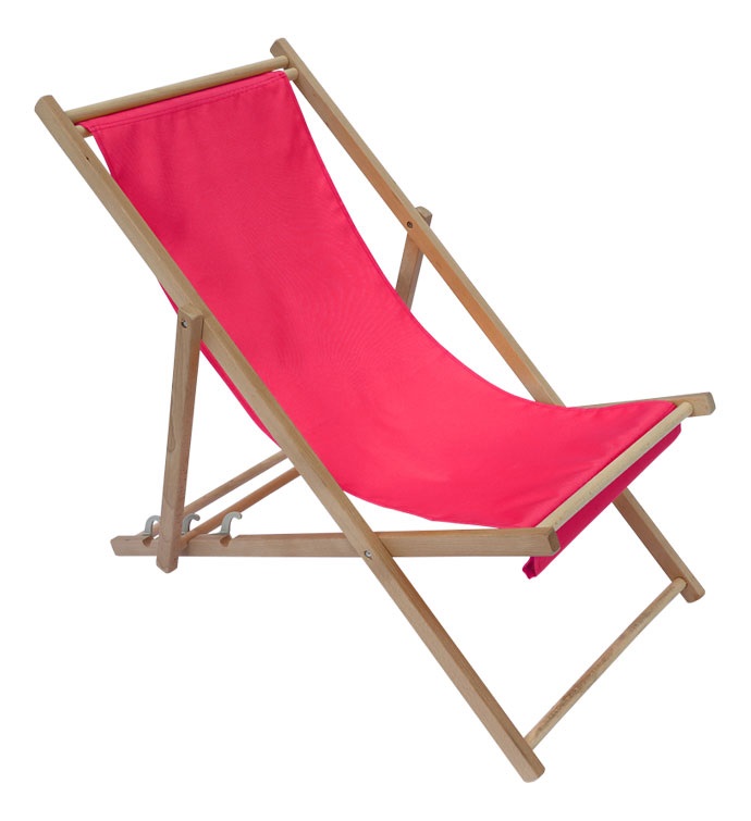Strandstoel (rood doek)