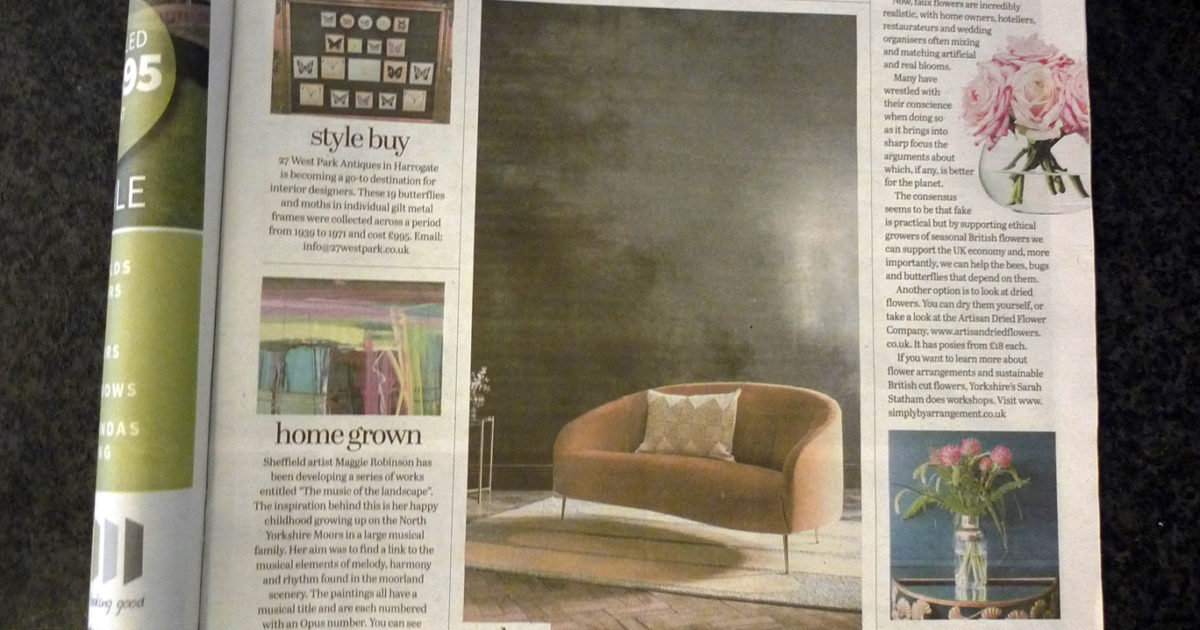 We were featured in the Yorkshire Post Weekend Supplement