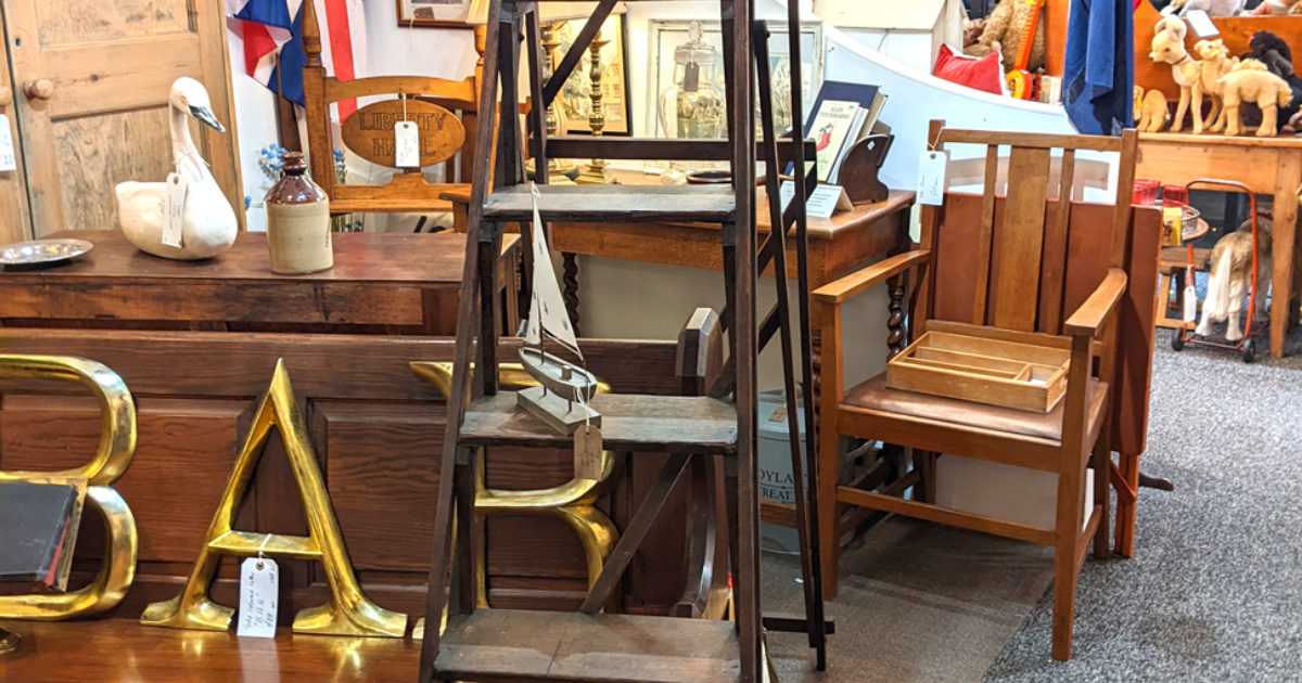 U02 6 Treaded Hatherley Ladder for Display or Normal Use 165 _01