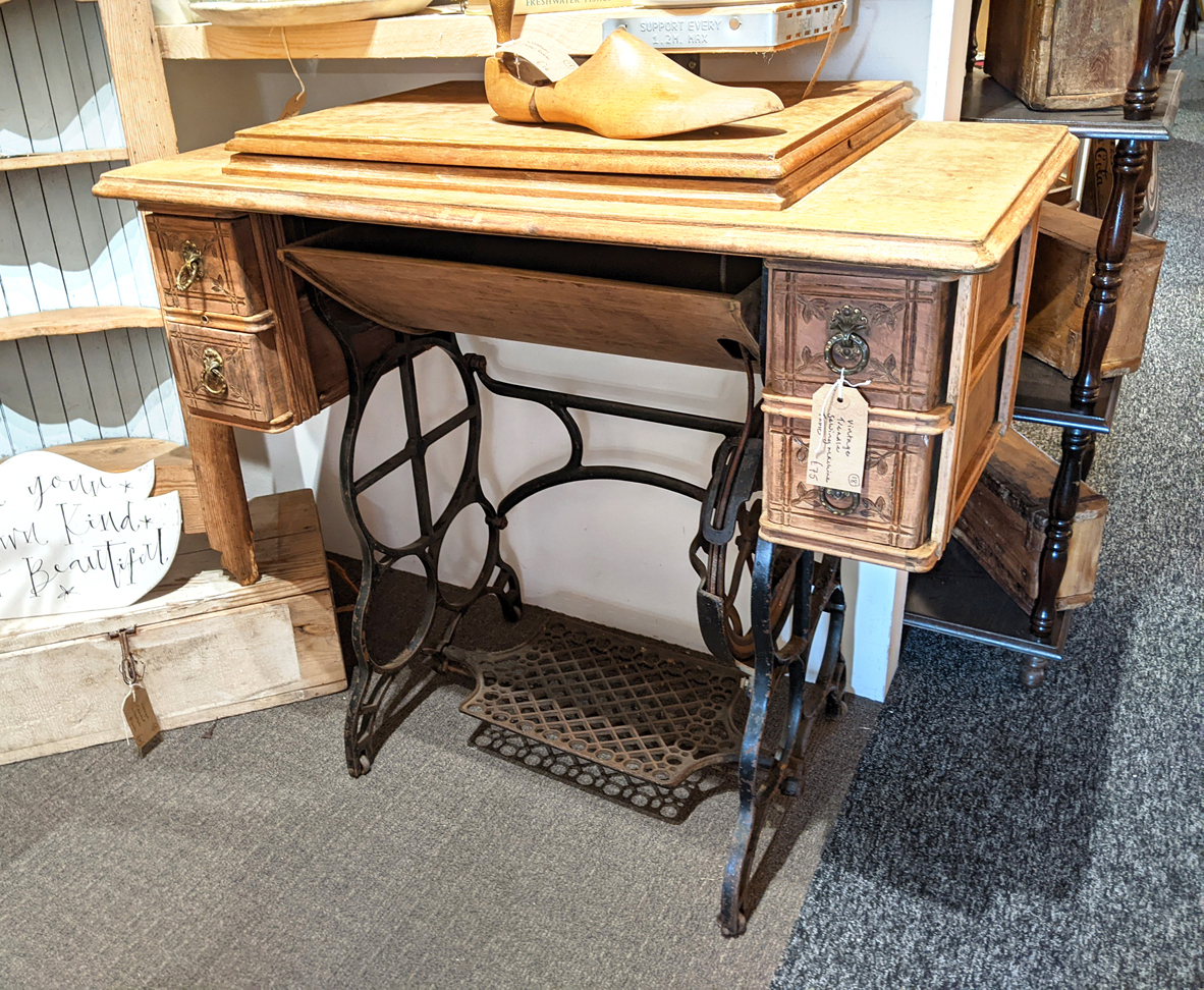 Old sewing machine tables store