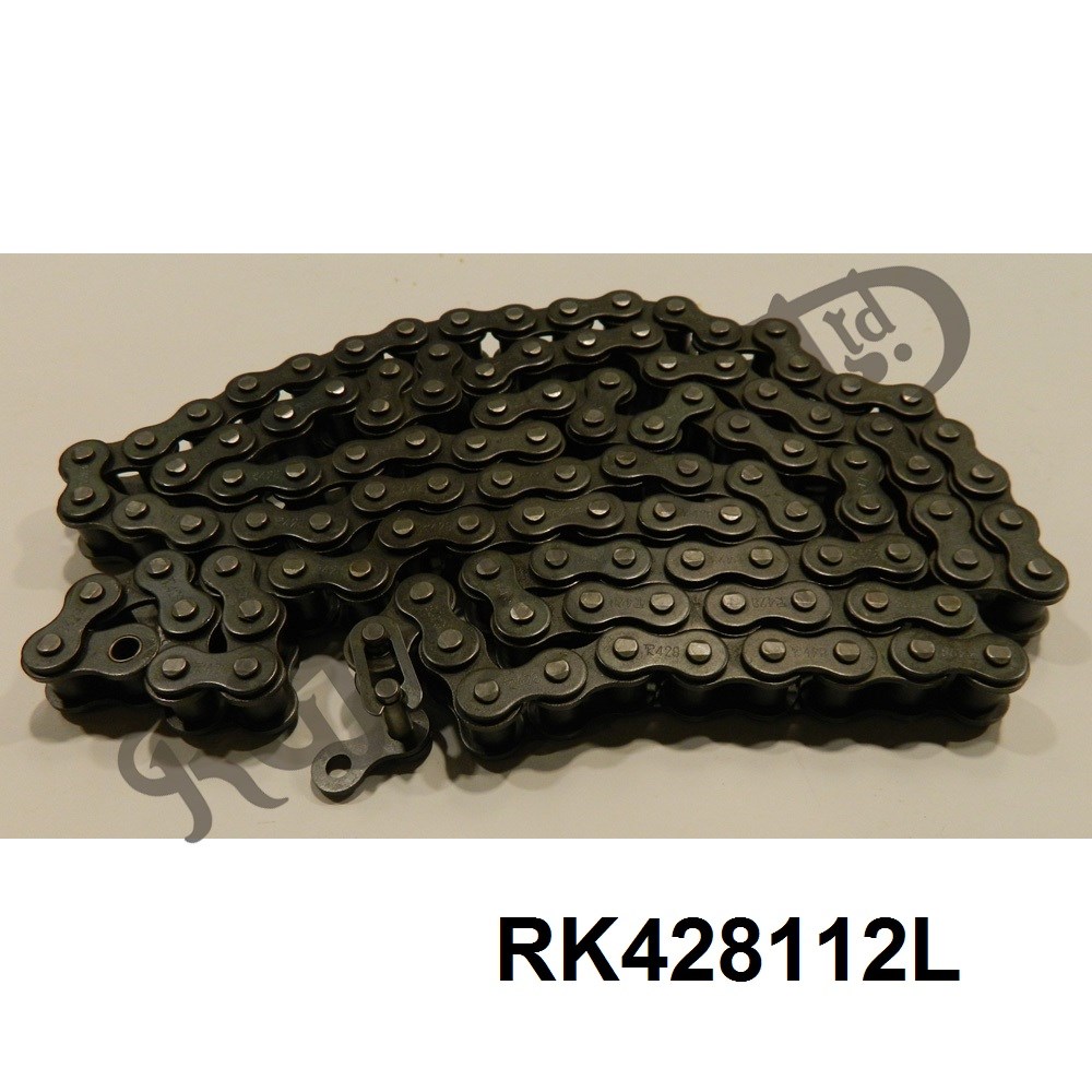 TK (TAKASAGO) MADE IN JAPAN 428 (1/2" X 5/16") 112 LINKS CHAIN
