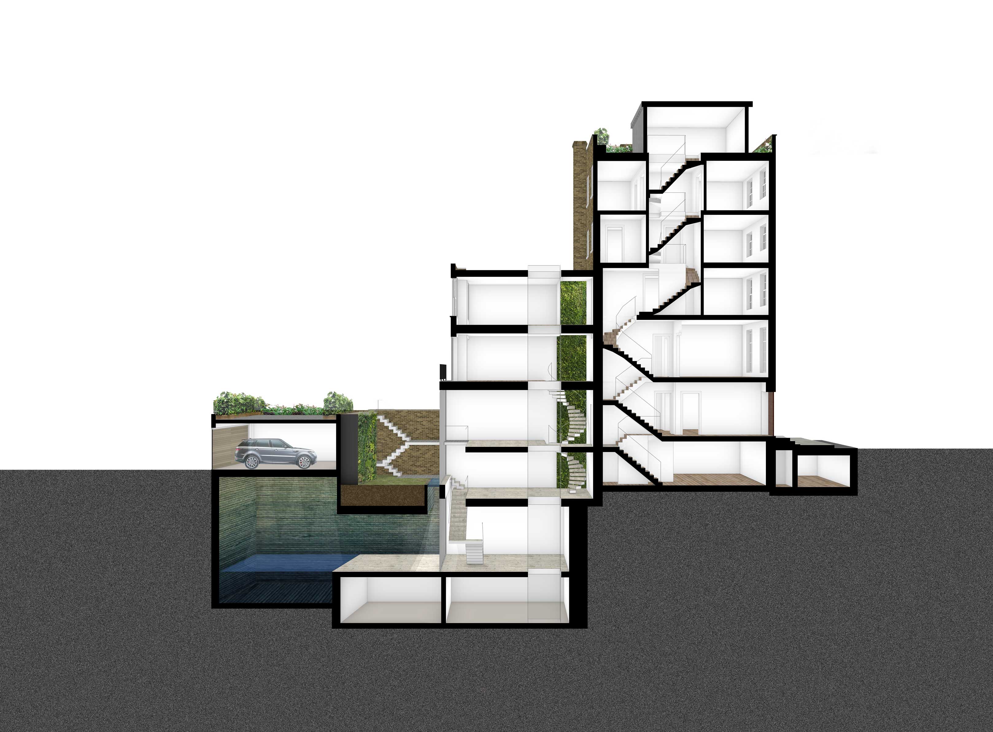 Brompton House by HONE Studio