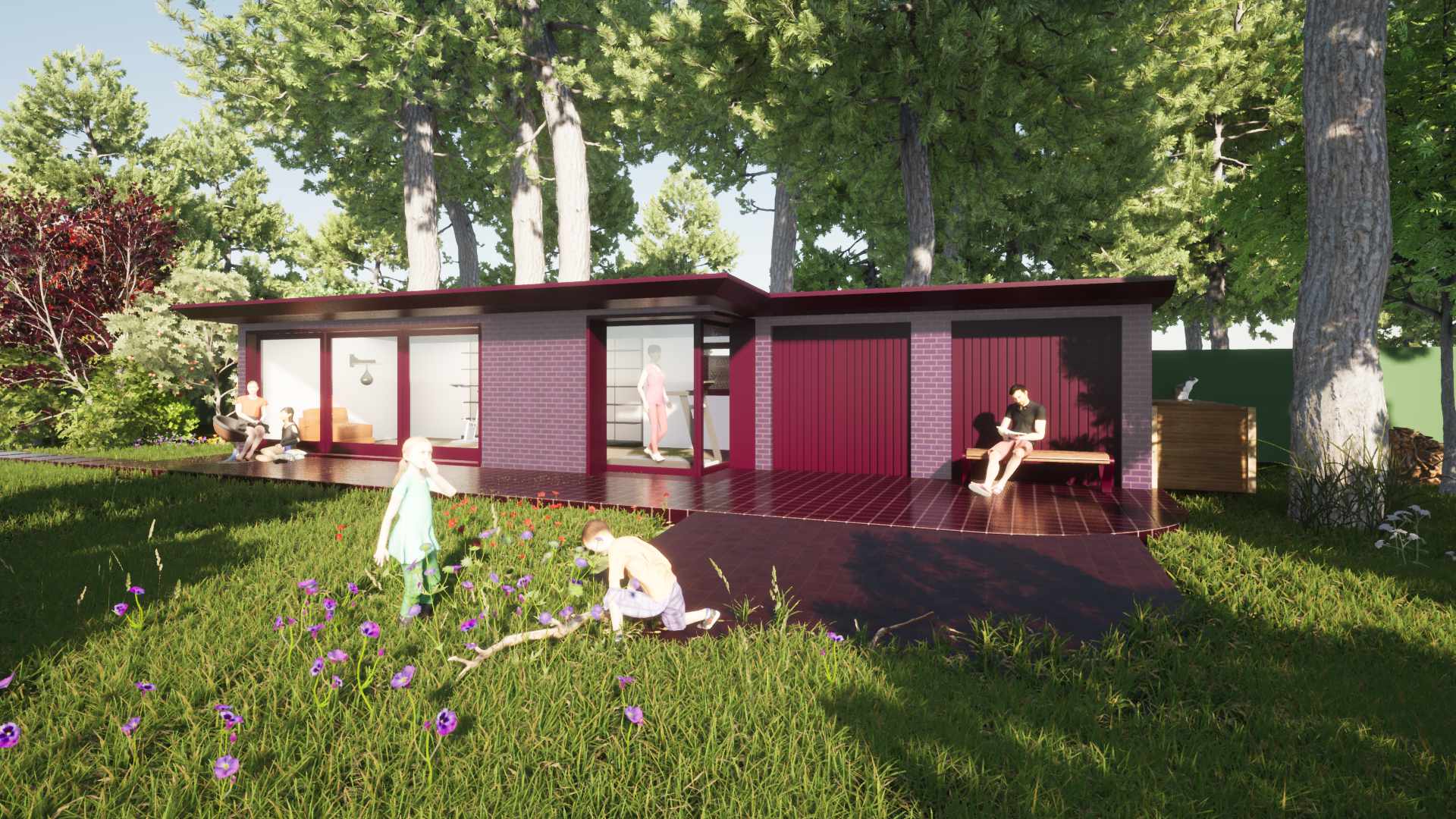 Annex Extension (awaiting start) and Garden Pavilion (built) by Dean ...