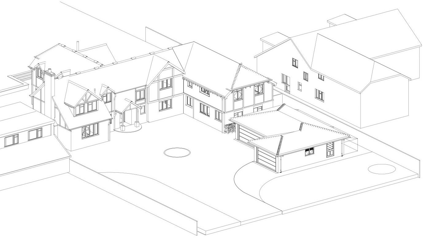 Annex Extension (awaiting start) and Garden Pavilion (built) by Dean ...