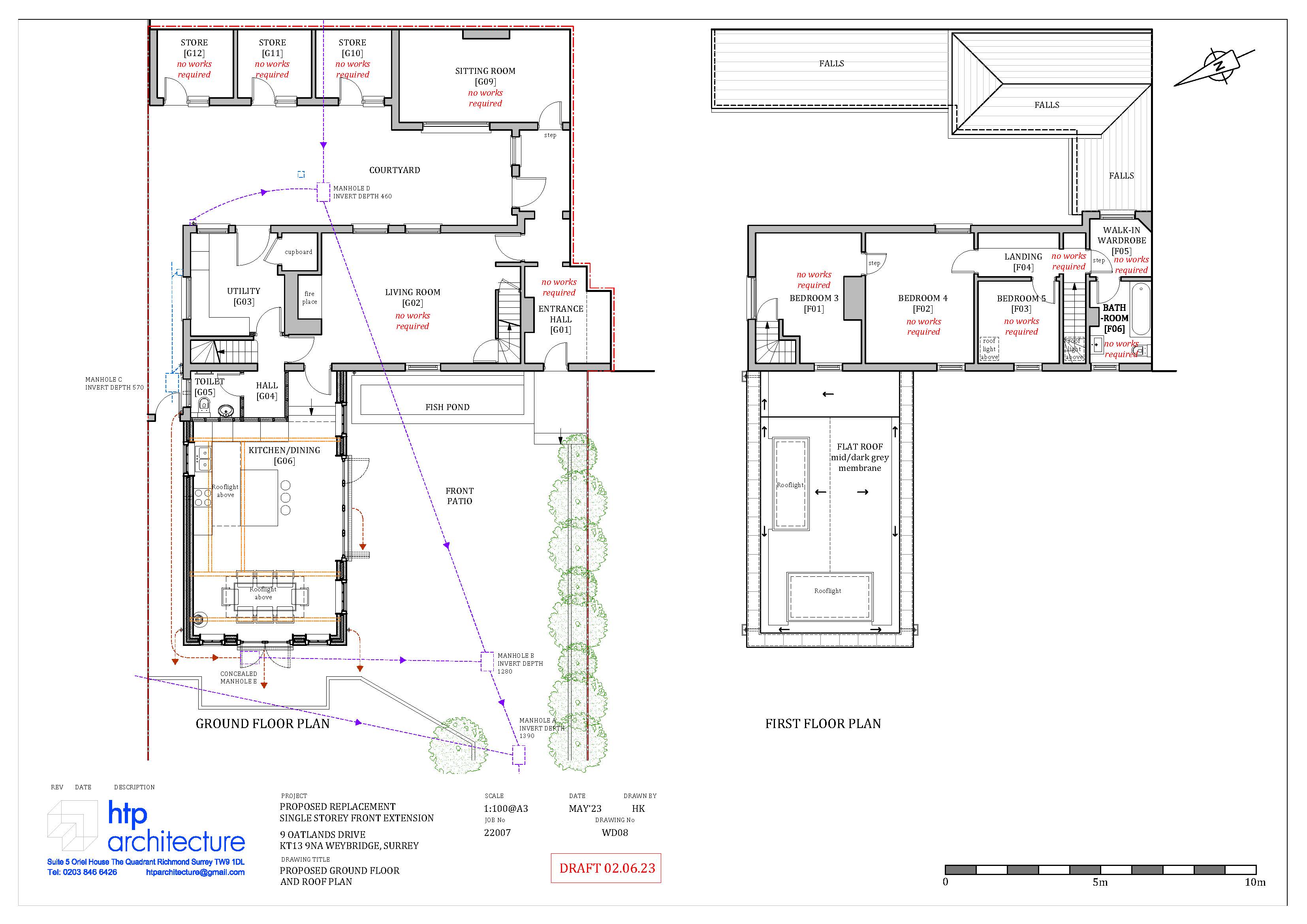 Front Extension To A Grade 2 Listed House In Weybridge By HTP