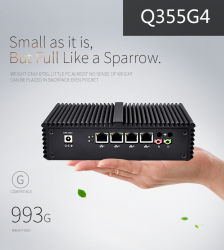 QOTOM Mini PC 4 Lan Core i3 MAX 8GB RAM 256GB SSD Firewall Mini ...