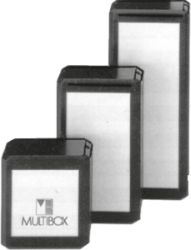 Die-cast aluminum enclosure, (L x W x H) 300 x 106 x 50 mm, black, IP54 ...