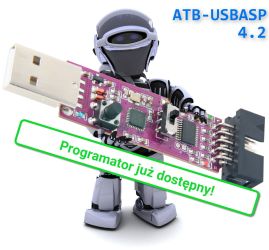 Programator AVR ATB USBASP 4.2 + MkAvrCalculator | elecena.pl ...