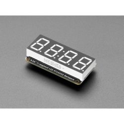 STEMMA QT 0.56" 4-Digit 7-Segment Display - 7-segmentowy wyświetlacz LED z kontrolerem I2C ...