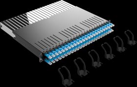 PB365STPBL - Cable management system, 24 Port, Cat.6a STP, blue ...