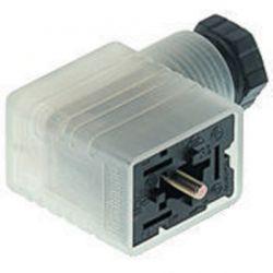 Valve connector, DIN FORM B, 2 + PE, GML 209 NJ LED 230 YE grau ...