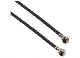 Coaxial Cable, AMC plug (angled) to AMC plug (angled), 50 Ω, 1.13 mm ...