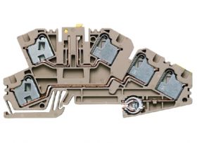 Isolating and measuring isolating terminal block, Push-in connection, 0 ...