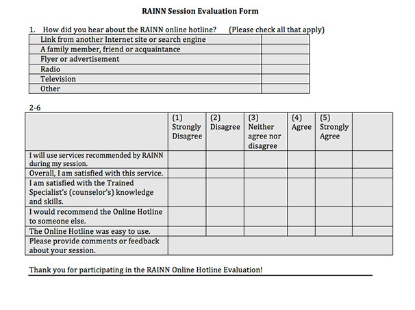 Visitor Survey | New Directions in Social Work